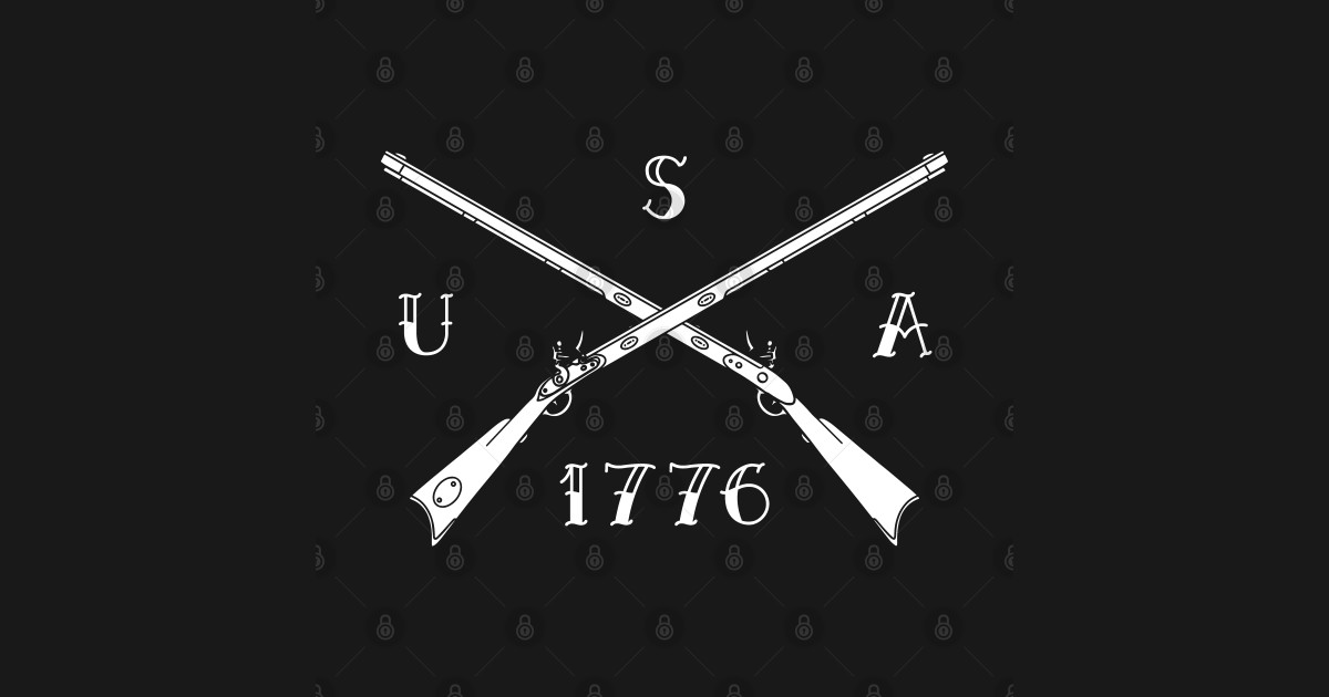 Flintlock Muzzleloader USA 1776 - 1776 - T-Shirt | TeePublic