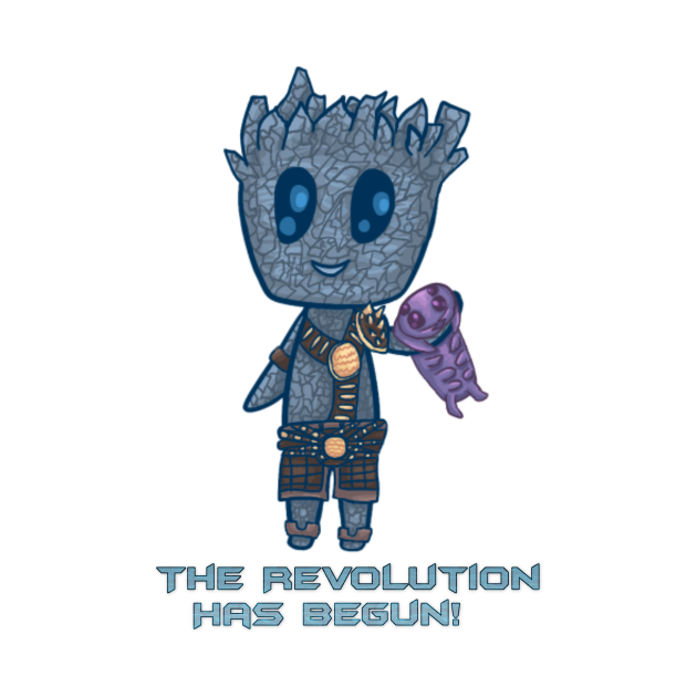 The Revolution Has Begun! - Thor Ragnarok Korg - T-Shirt | TeePublic