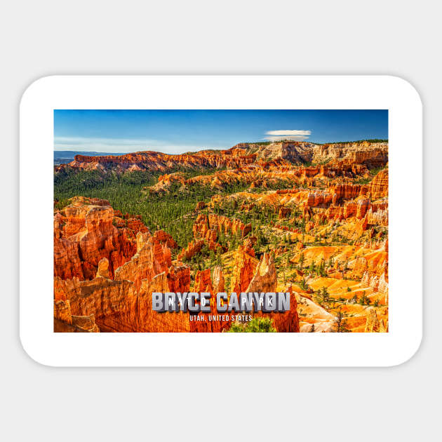 Bryce Canyon National Park - Bryce Canyon Utah - Sticker | TeePublic