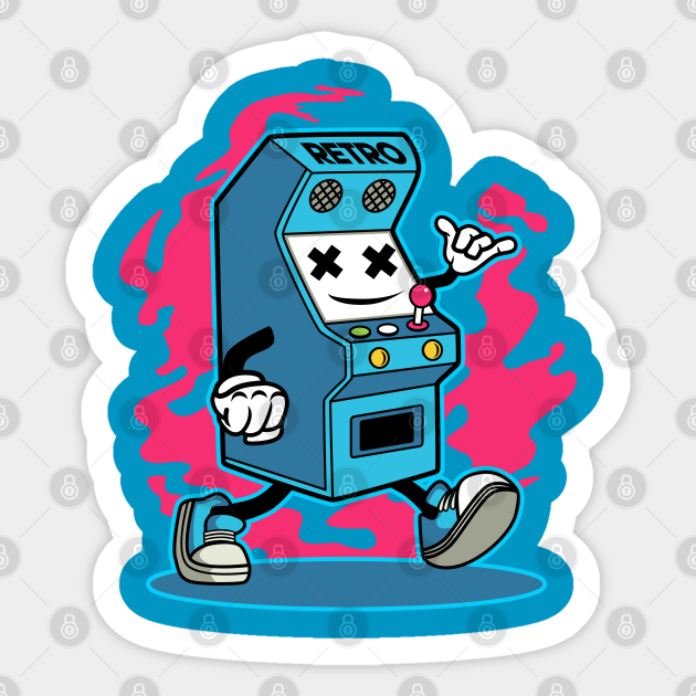 RETRO GAMER - Retro Gamer - Sticker | TeePublic