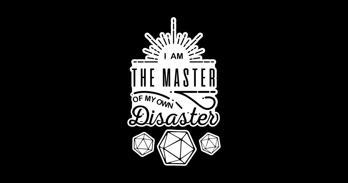 Pen and paper master of disaster - Dsa - Sticker | TeePublic