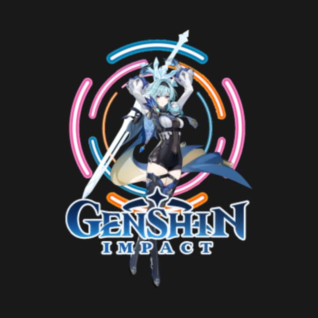 Genshin Impact x Eula - Genshin Impact - T-Shirt | TeePublic