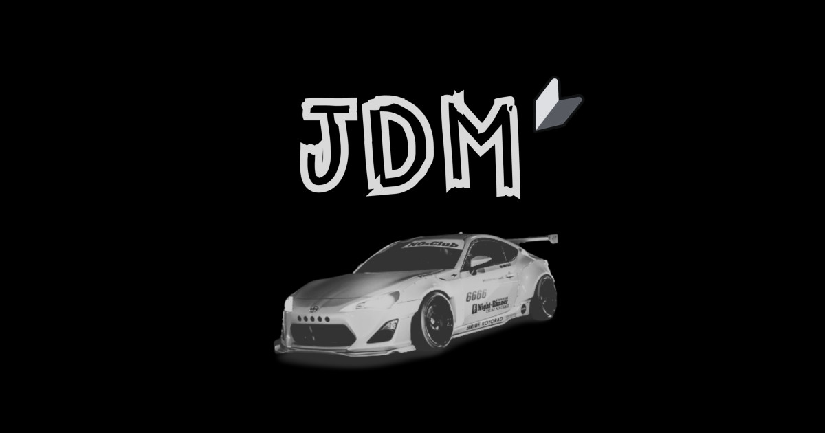 Scion FRS / Subaru BRZ / Toyota GT86 Black and White JDM Design - Jdm ...