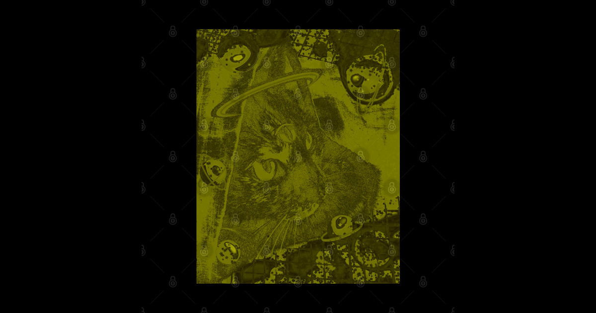 Space Cat V16 - Cats - Sticker | TeePublic