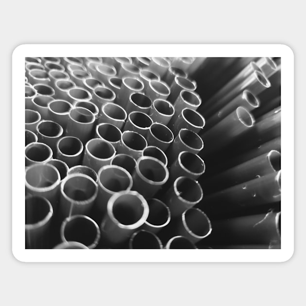 Straw World | photography project (1/6) - Straw - Sticker | TeePublic