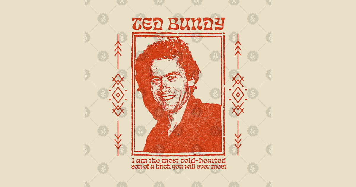 Ted Bundy //-----// Original Vintage Look Design - Ted Bundy - T-Shirt ...