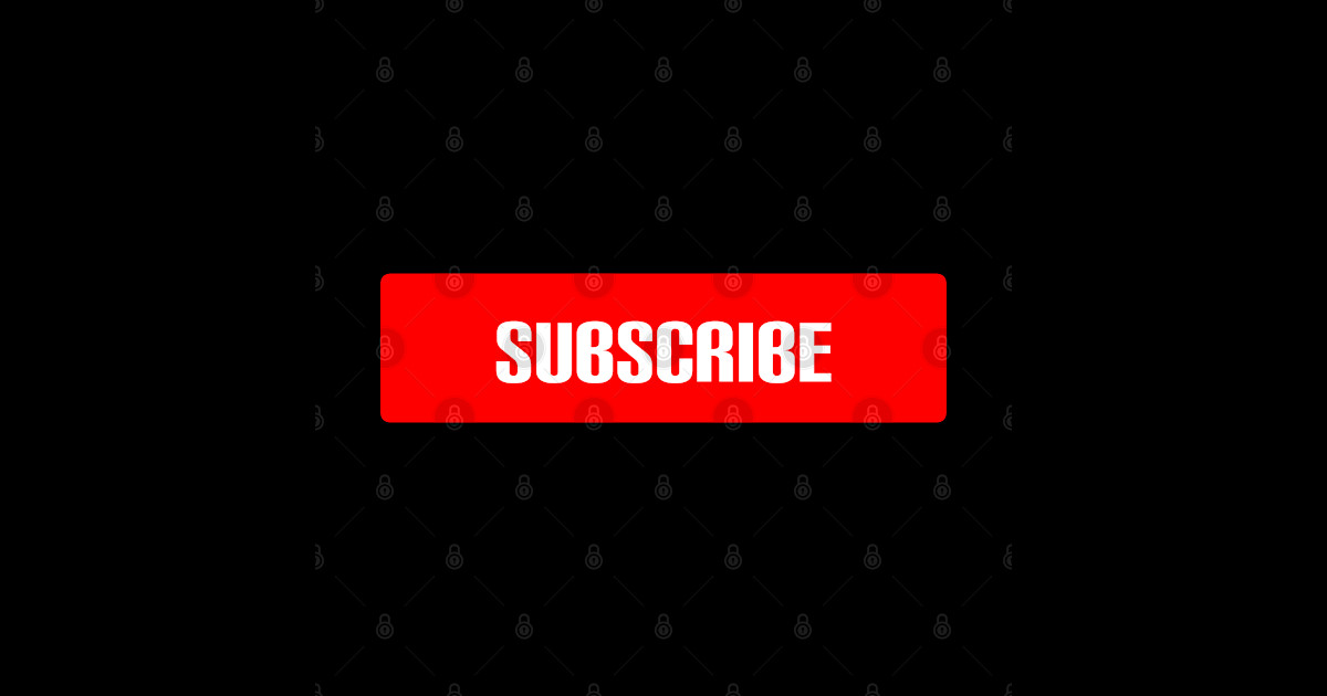 Subscribe Button - Subscribe - Sticker | TeePublic