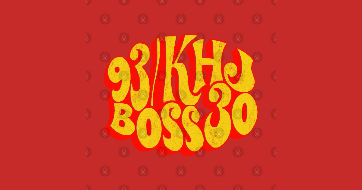 93 KHJ -- 70s Radio Station - Radio Station - T-Shirt | TeePublic