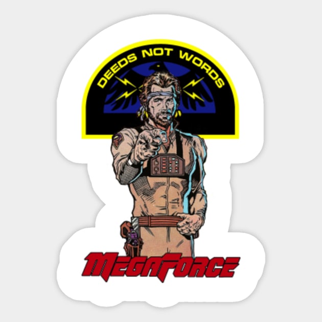MEGAFORCE - Ace Hunter - Sticker | TeePublic