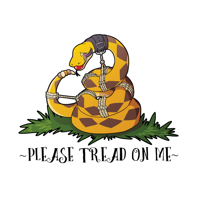 Please Tread On Me - Humor - Long Sleeve T-Shirt | TeePublic