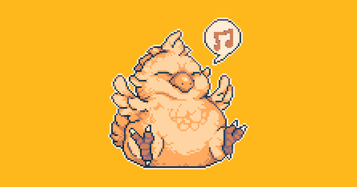 Fat Chocobo | Pixel Art - Chocobo - T-Shirt | TeePublic