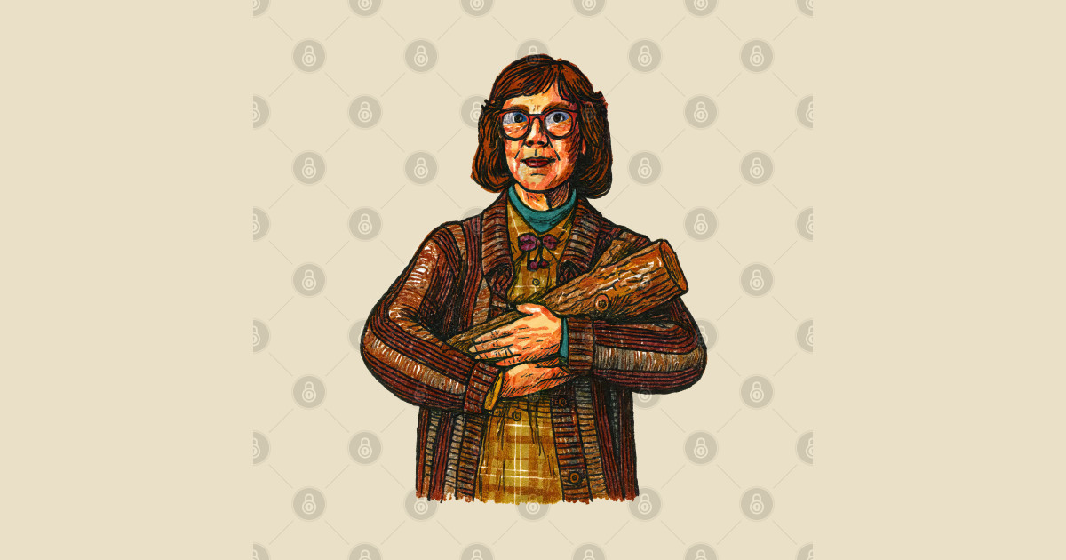 Log Lady Fan Art - David Lynch - T-Shirt | TeePublic
