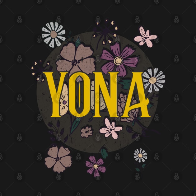 Aesthetic Proud Name Yona Flowers Anime Retro Styles - Yona - T-Shirt ...