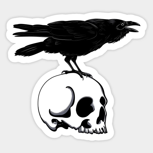 The Raven - Raven - Sticker | TeePublic