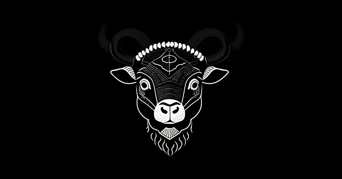 Gothic sheep - Animal - Sticker | TeePublic
