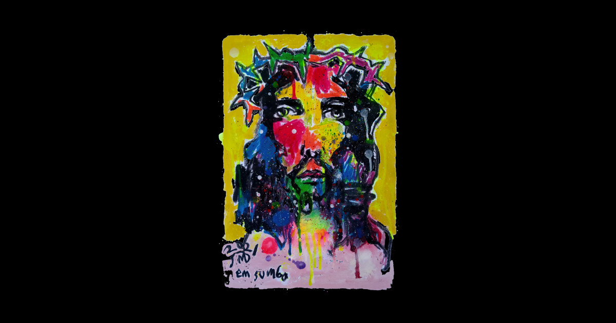 Jesus Face - Jesus Christ - Sticker | TeePublic