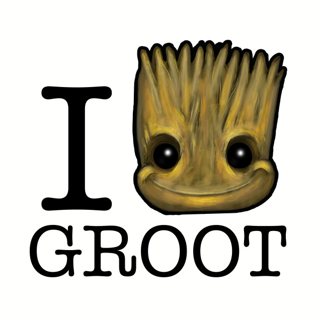 I love groot - Baby Groot - T-Shirt | TeePublic