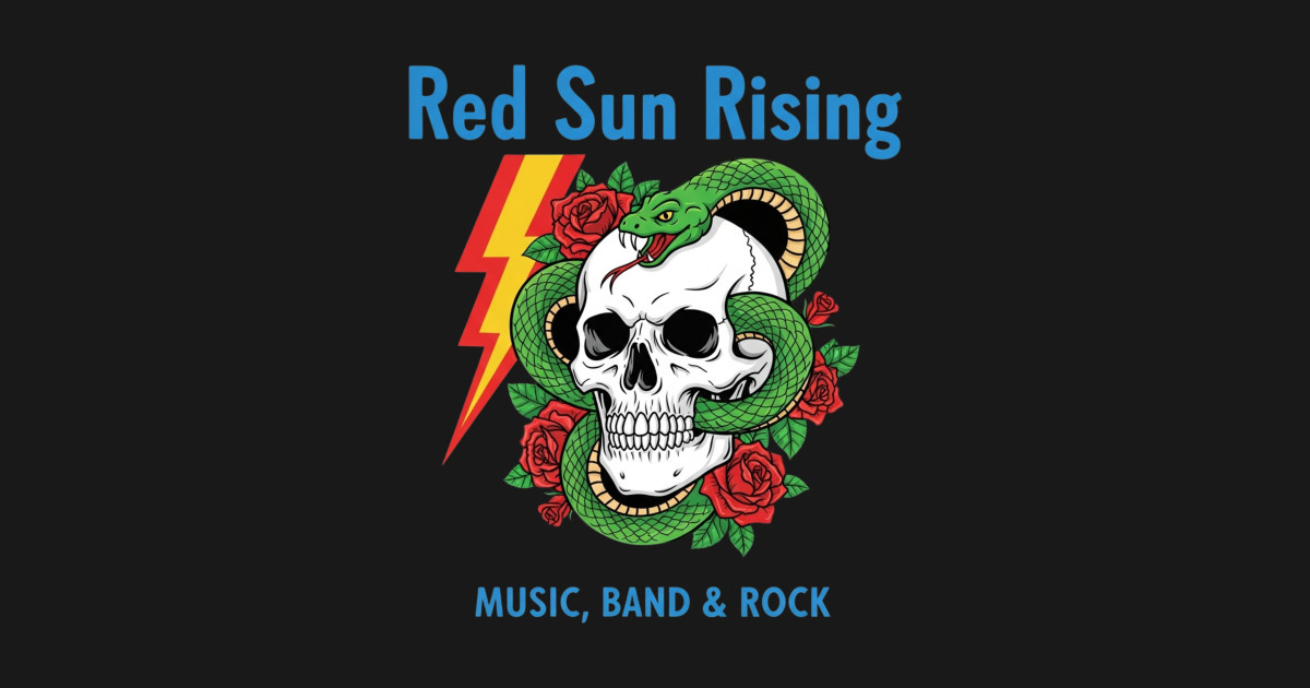 Red Sun Rising Skull and Snake - Red Sun Rising Skull And Snake - T ...