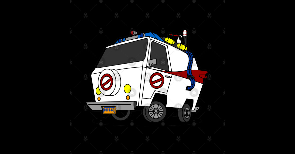 Ghost Van - Animation - Sticker | TeePublic