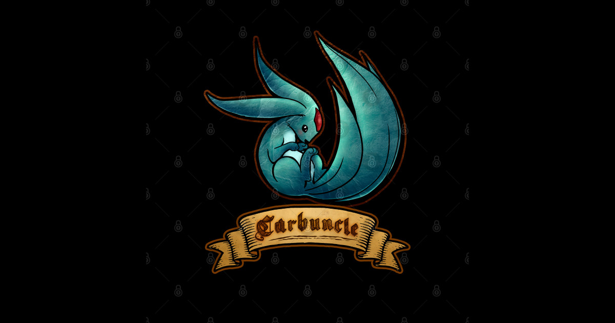 Carbuncle - Carbuncle Final Fantasy Pet - Sticker | TeePublic