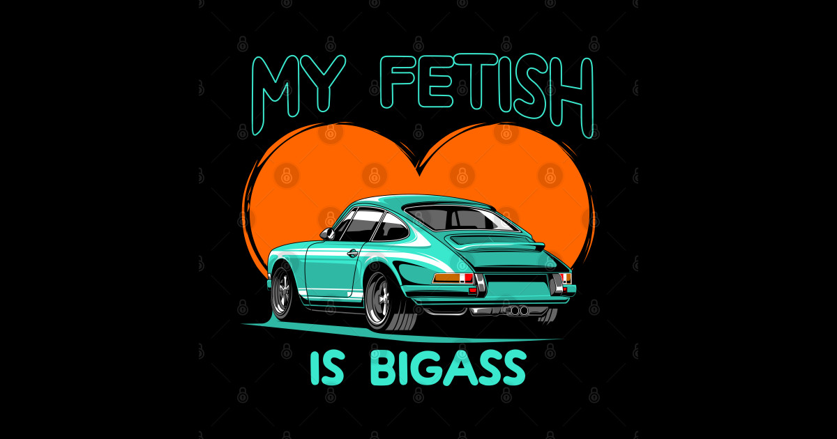 Porsche 911 Cyan - Automotive Apparel - Sticker | TeePublic