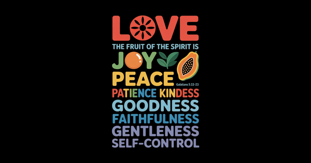 Fruit Of The Spirit Galatians 5 22 Inspirational Christian - Fruit Of ...