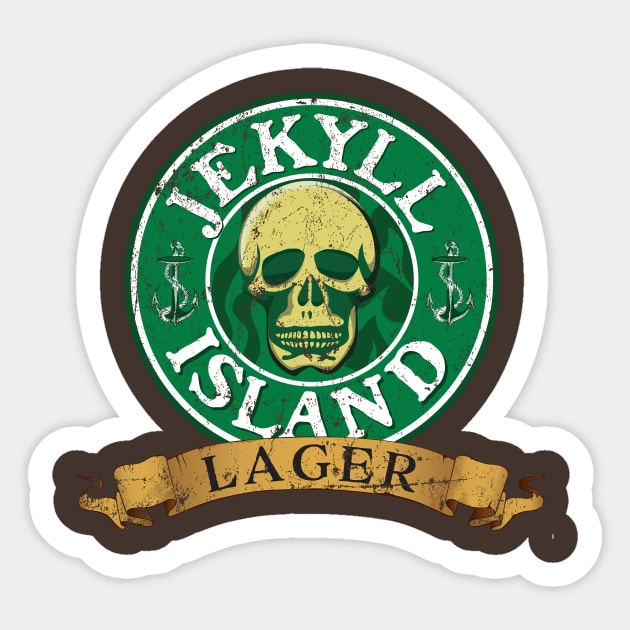Jekyll Island Lager - Beer - Sticker | TeePublic