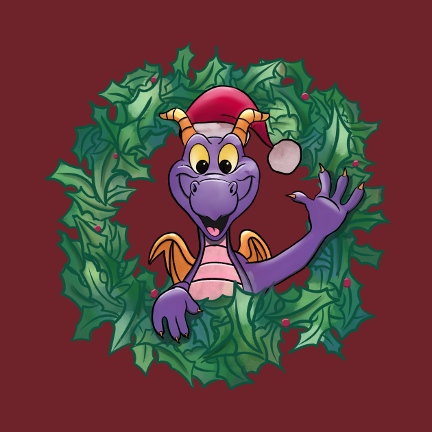 Holiday with Figment - Figment - T-Shirt | TeePublic