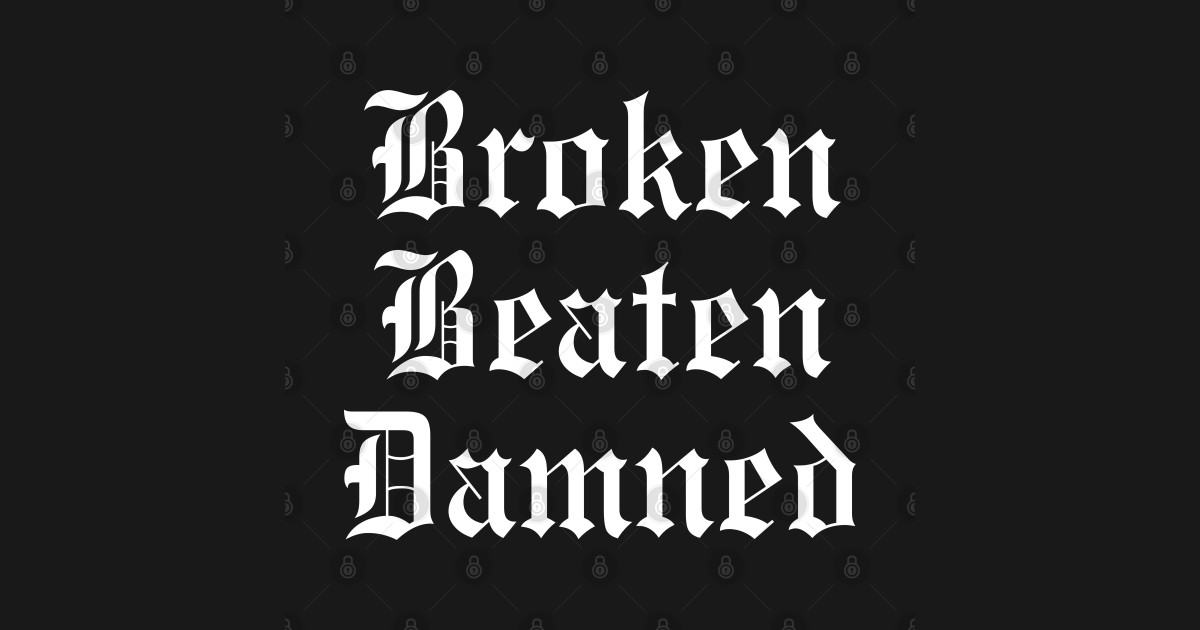 Broken Beaten Damned White - My Chemical Romance - T-Shirt | TeePublic