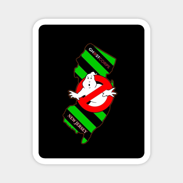 GCNJ OFFICIAL LOGO - Ghostbusters Franchise Logo - Magnet | TeePublic