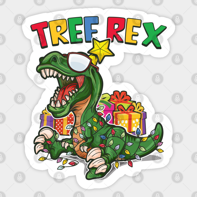 Dinosaur Christmas Tree Rex - Tree Rex Christmas T Rex Dinosaur ...
