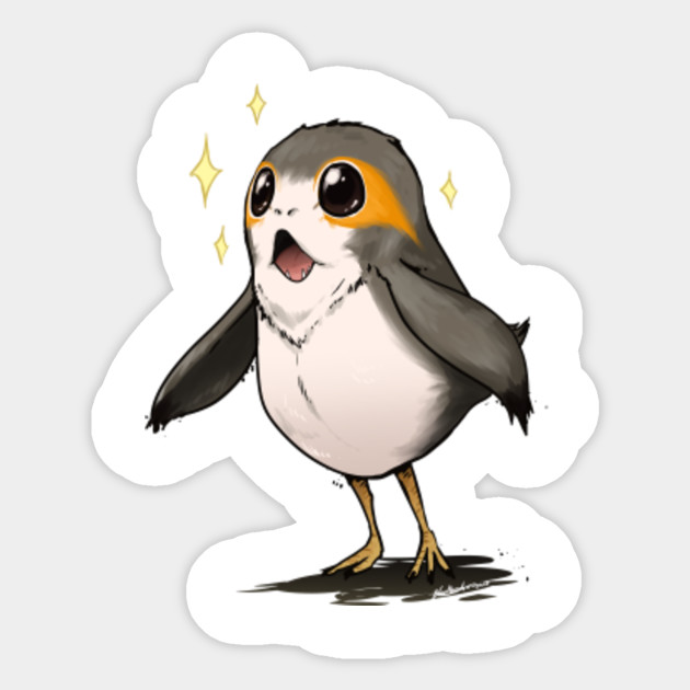 Porg! - Star Wars - Sticker | TeePublic