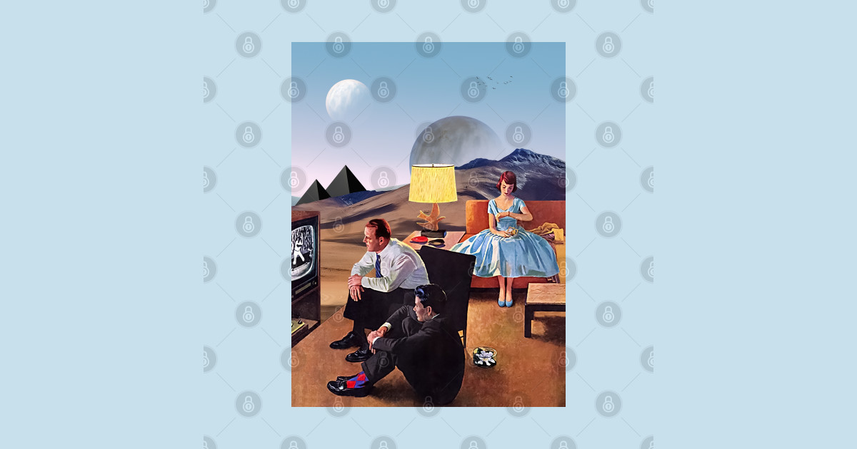 Baseball - Surreal/Collage Art - Artsy Style - T-Shirt | TeePublic