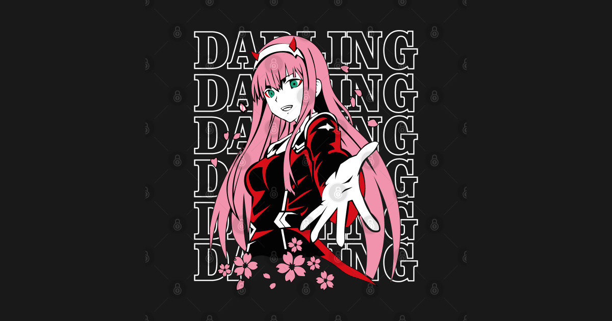 Zero Two Fanart - Darling In The Franxx Zero Two - T-Shirt | TeePublic
