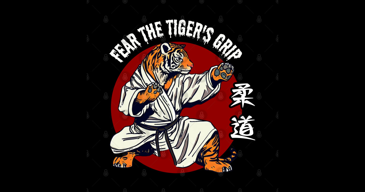 Fear the tiger's grip - Bengal Tiger - Sticker | TeePublic