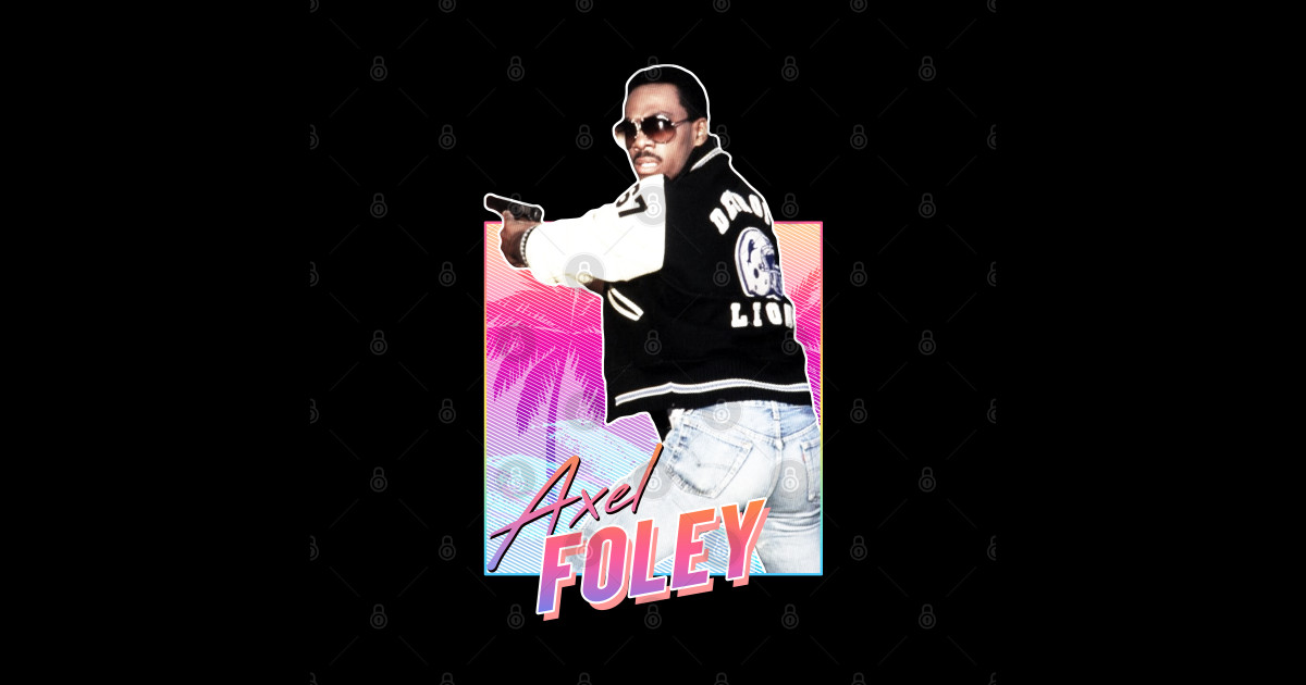 Axel Foley - Beverly Hills Cop - Beverly Hills Cop - Sticker | TeePublic