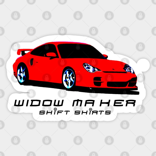 Widow Maker - Porsche 911 996 Inspired - Porsche - Sticker | TeePublic