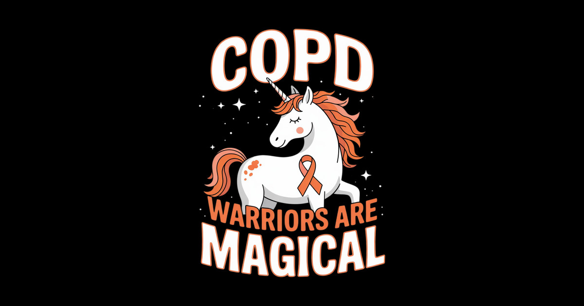 COPD Warrior Pulmonary Lung Disease Emphysema Unicorn Lover - Copd ...
