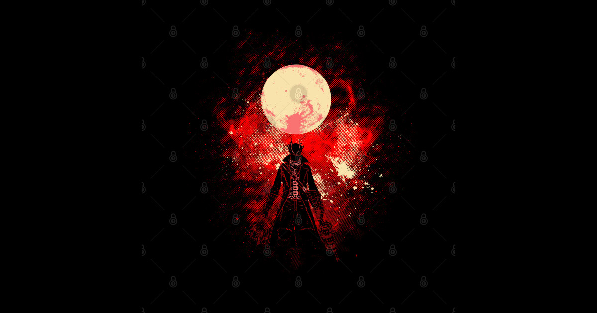 Red Moon Art - Bloodborne - Sticker | TeePublic