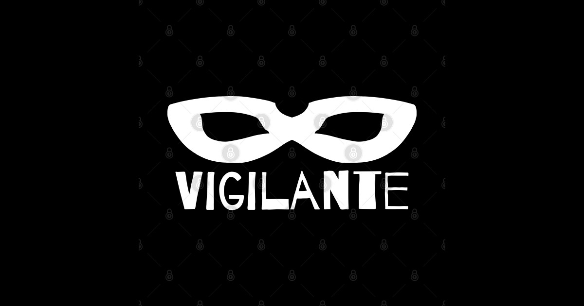 White Mask - Vigilante - Mask Design - Sticker | TeePublic