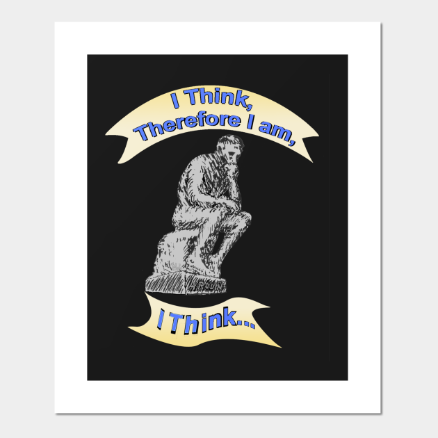 The Thinker - The Whimsical Thinker Rodin - Posters and Art Prints ...