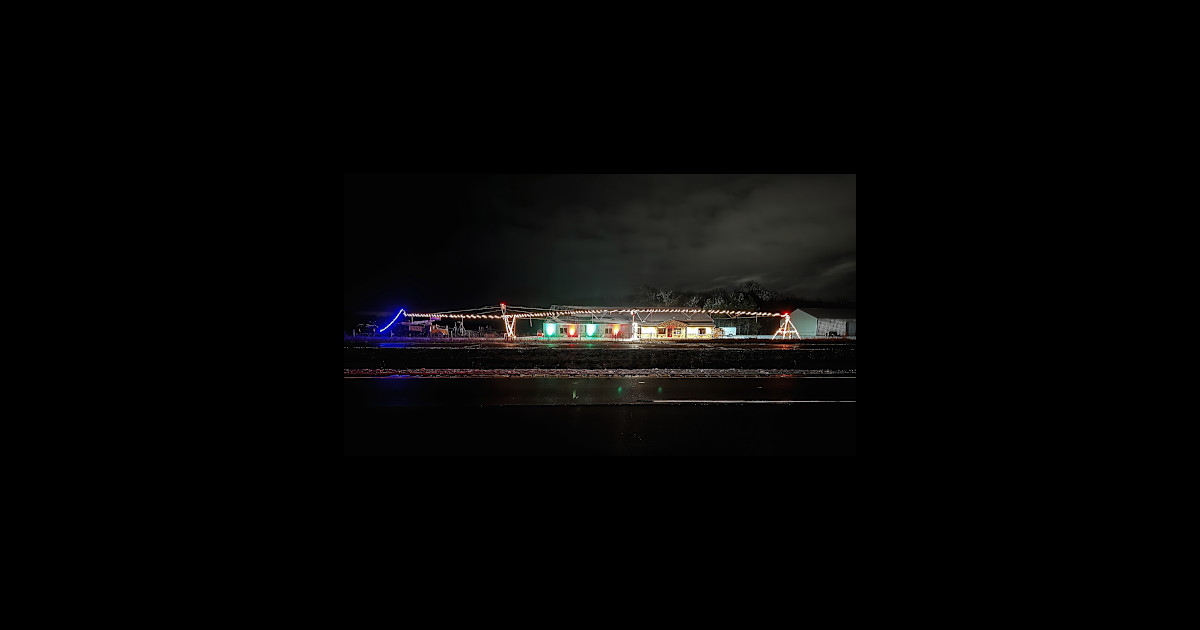 Illuminated Center Pivot Irrigation System Segment - Irrigation ...
