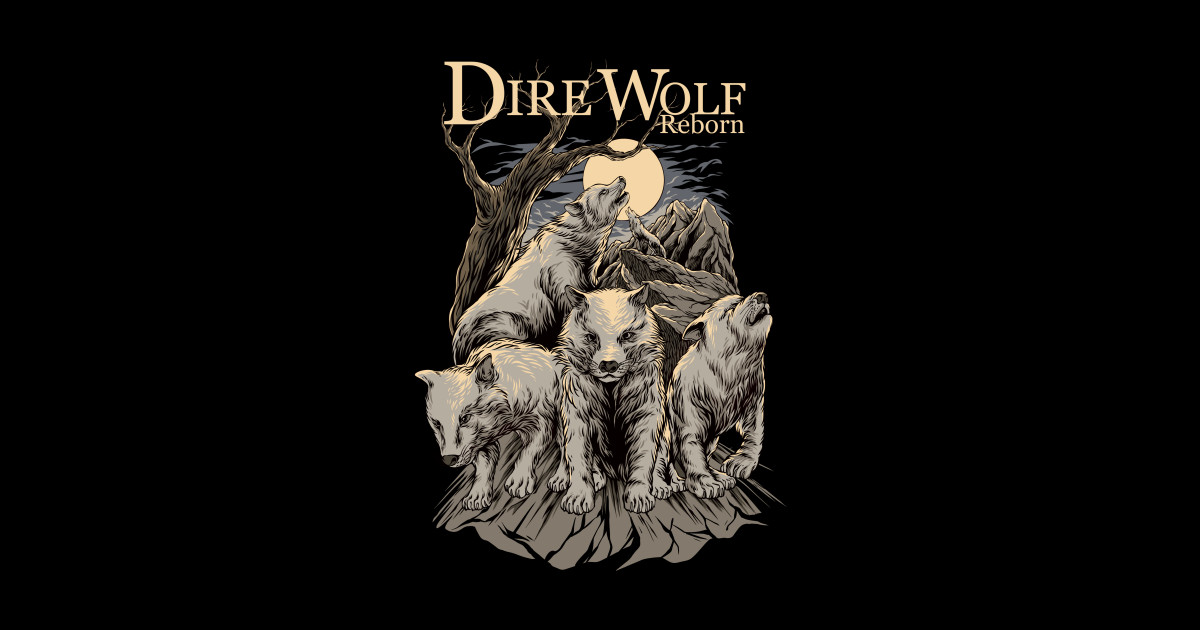 Little dire wolf - Dire Wolf - Sticker | TeePublic