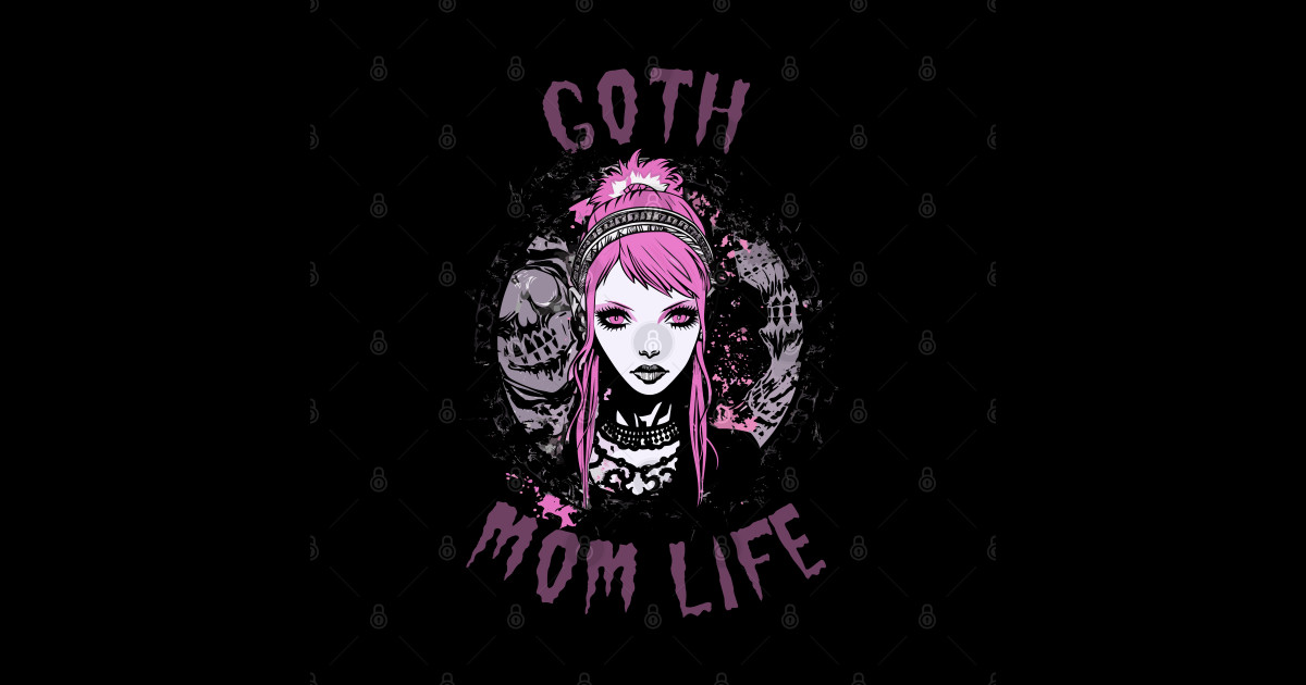 Cult Leader Mom Life Goth - Mom Life - Posters and Art Prints | TeePublic
