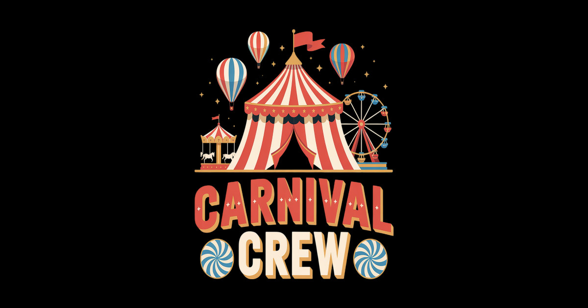 Carnival Crew Circus Staff Costume Circus Theme Party - Carnival Crew ...