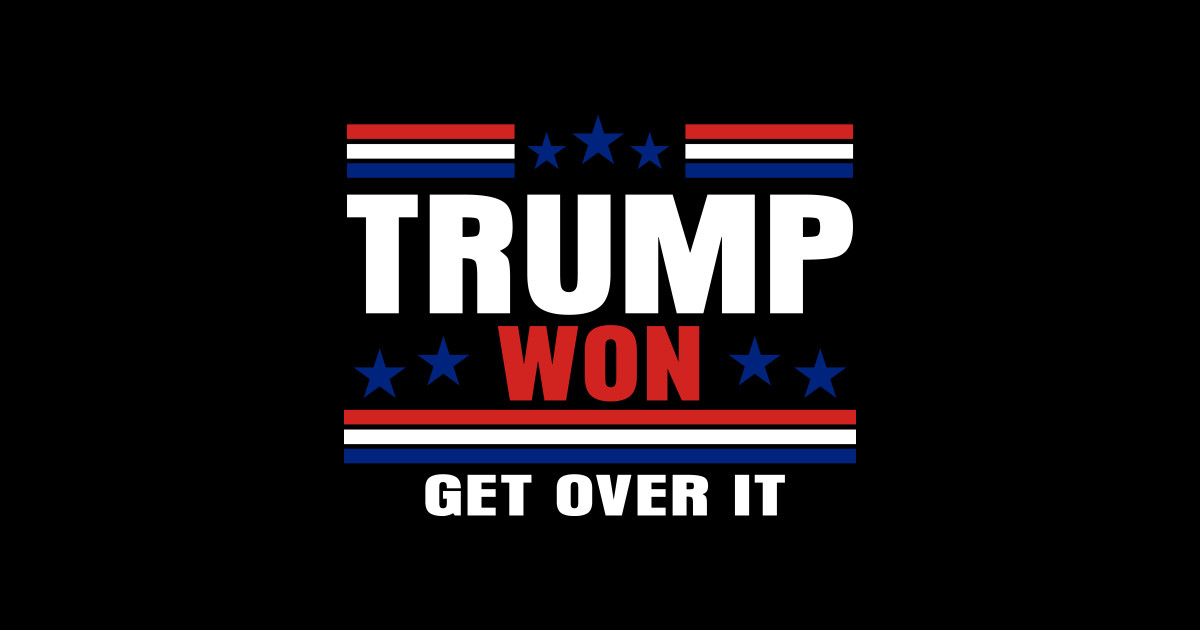 TRUMP WON 2024 President 45 and 47 - Trump - Posters and Art Prints ...