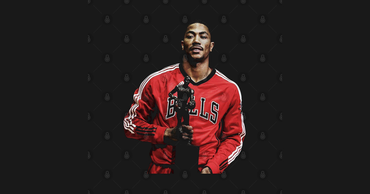 Derrick Rose Trophy - Derrick Rose - T-Shirt | TeePublic