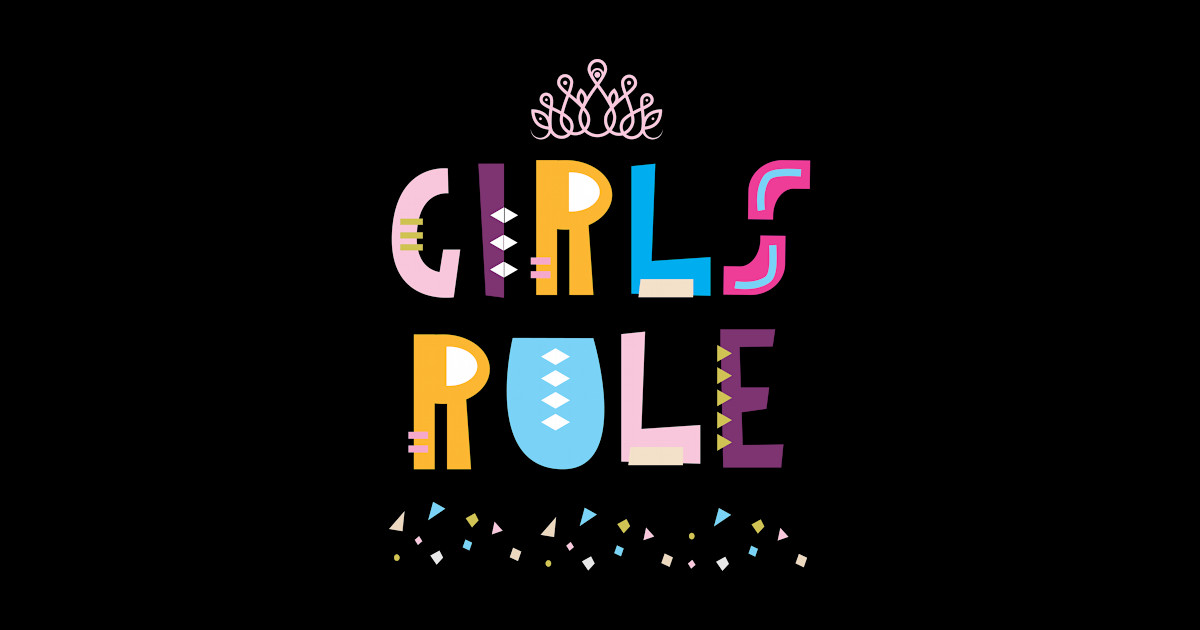 Girls Rule - Kids Funny - Sticker | TeePublic