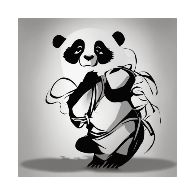 Pandas Shadow Silhouette Anime Style Collection No. 60 - Digital Art ...