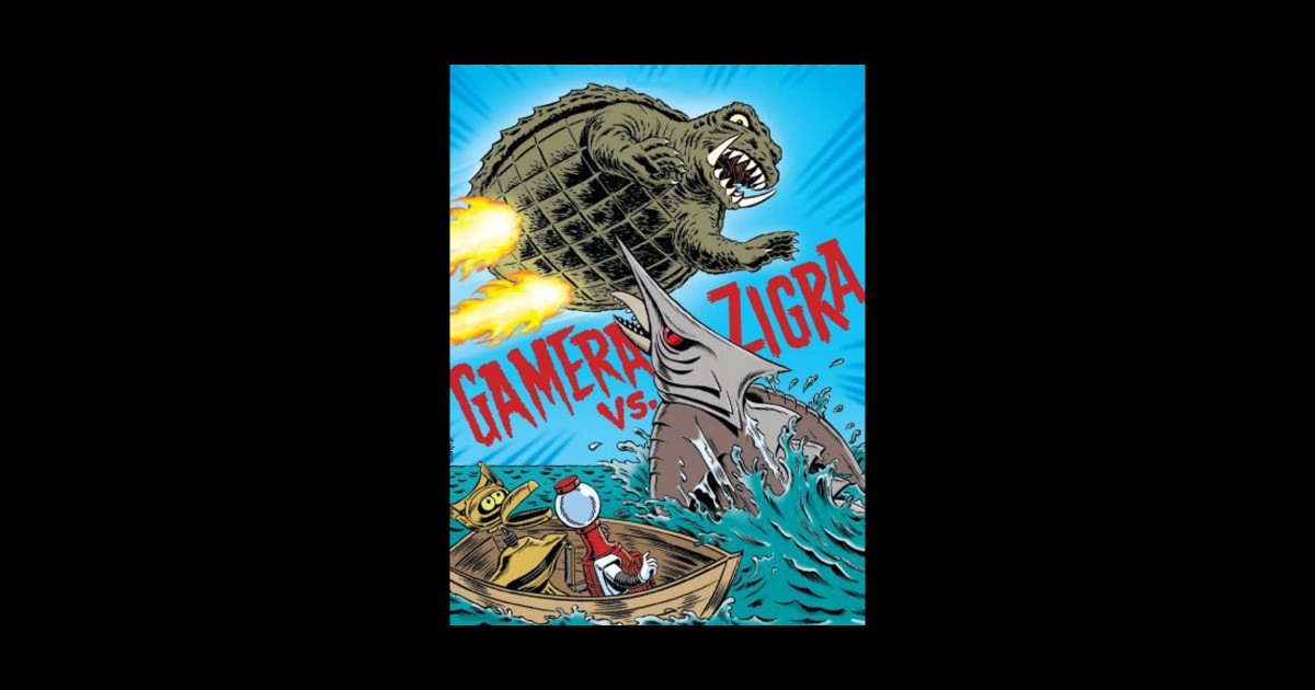 MST3K Mystery Science Promotional Artwork - Gamera vs Zigra - Mst3k ...